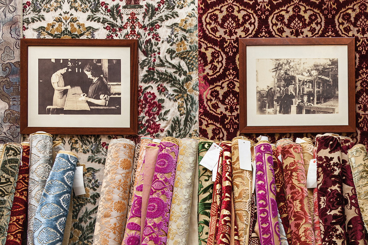 Luigi Bevilacqua, the only Italian manufacturer of “soprarizzo” velvet ...