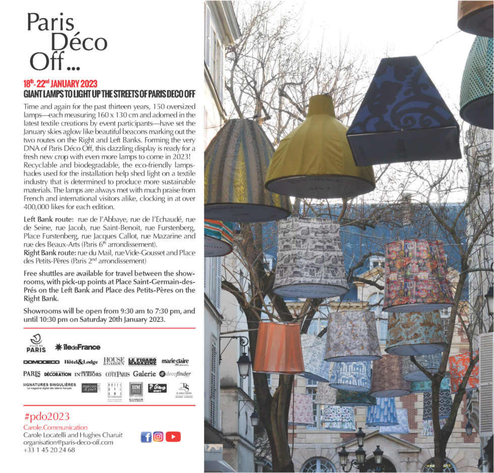 Giant lamps to light up the streets of Paris Déco Off - Paris Déco Off