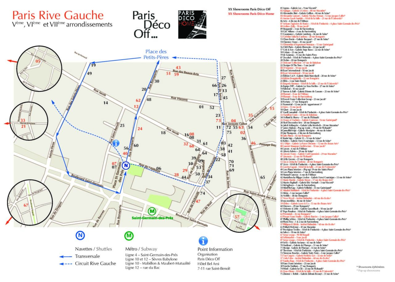 2023 Maps to download - Paris Déco Off