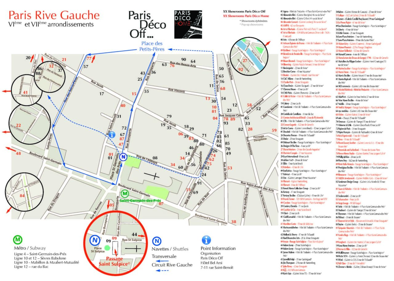 Practical Information - Paris Déco Off